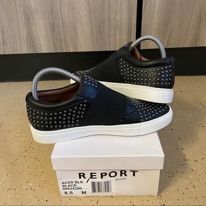 Report | Shoes | New Nib Report Acer Blackwhite Slip On Sneakers | Poshmark